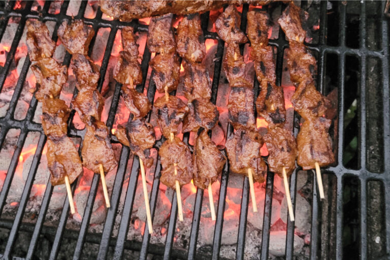 Anticuchos - Peruvian Grilled Beef Heart Skewers - Ian Benites
